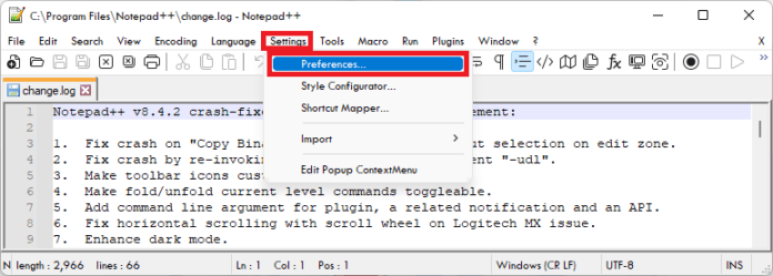 How to Change Cursor in Notepad++ [Shape, Color & Width]