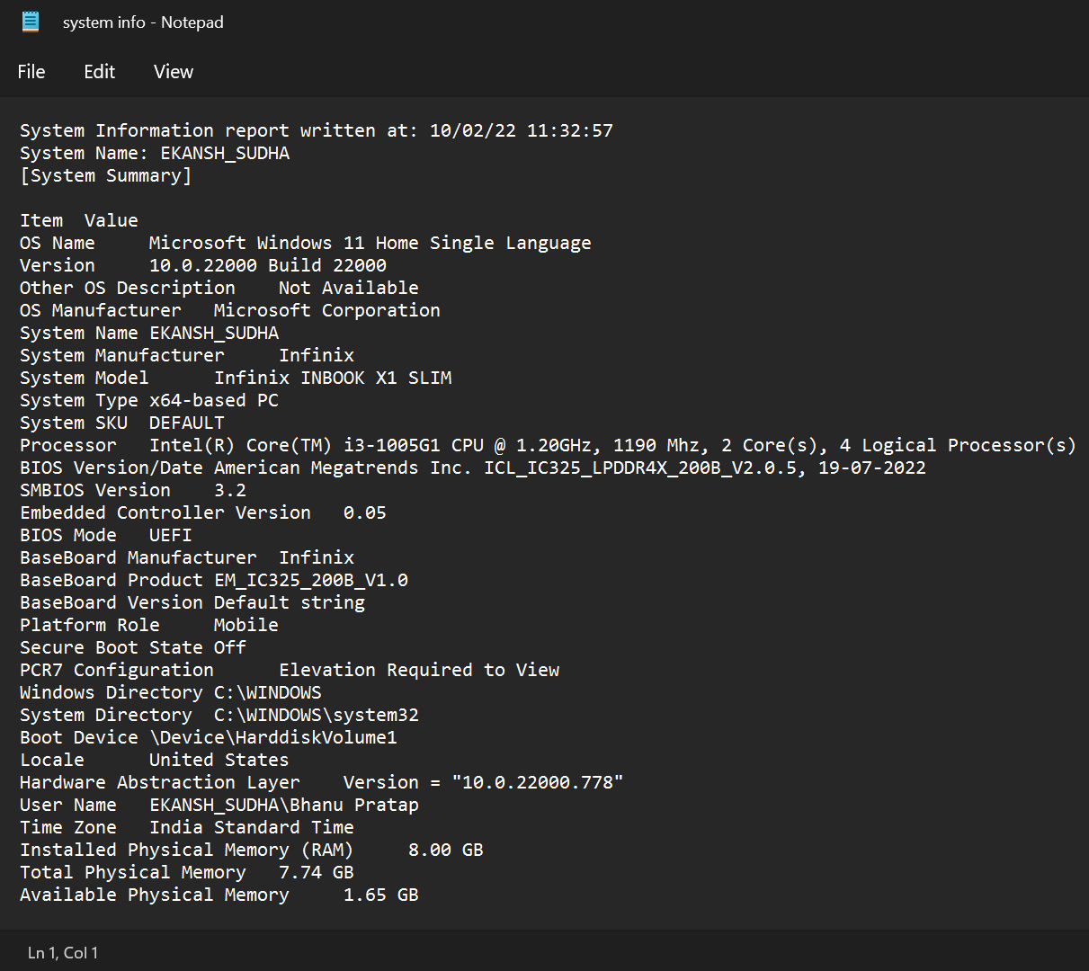 2 Ways to check computer specifications using RUN - MEFMobile